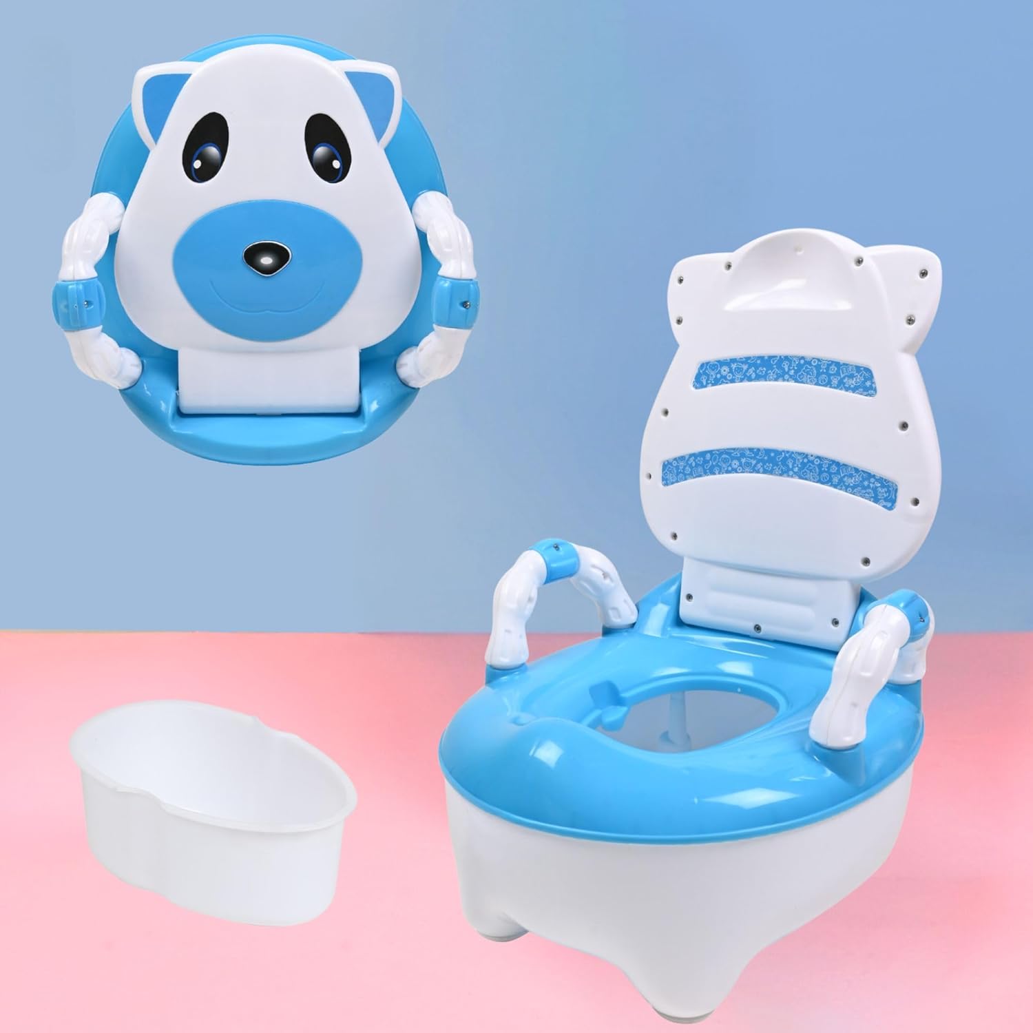 Comfy Puppy Baby Potty Seat – Blue | Potty Training Chair for Toddlers ...